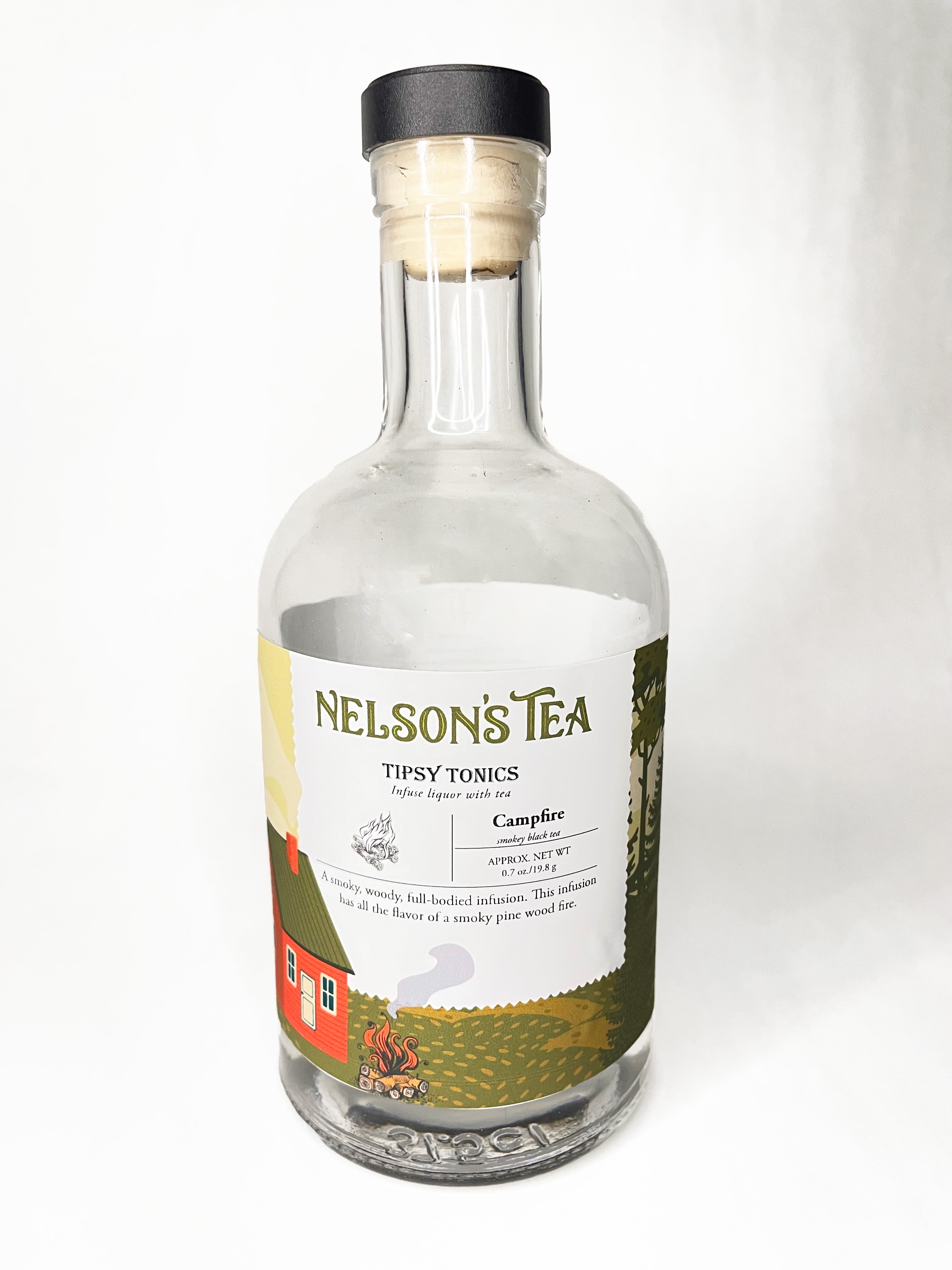 Nelson's Tea - Campfire - Tipsy Tonics - Loose Leaf Tea Infusions - 375mL Bottle - Walmart.com