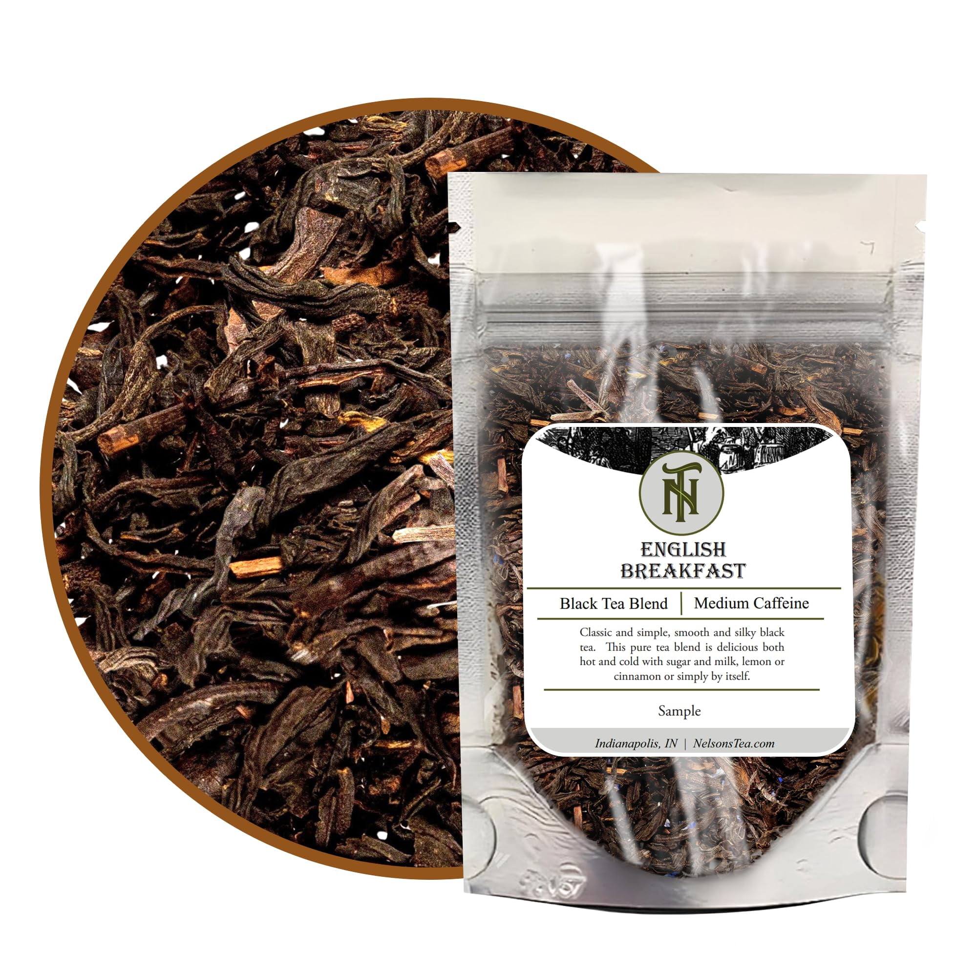 Nelson's Tea English Breakfast - Herbal Black Loose Leaf Tea, Curated ...