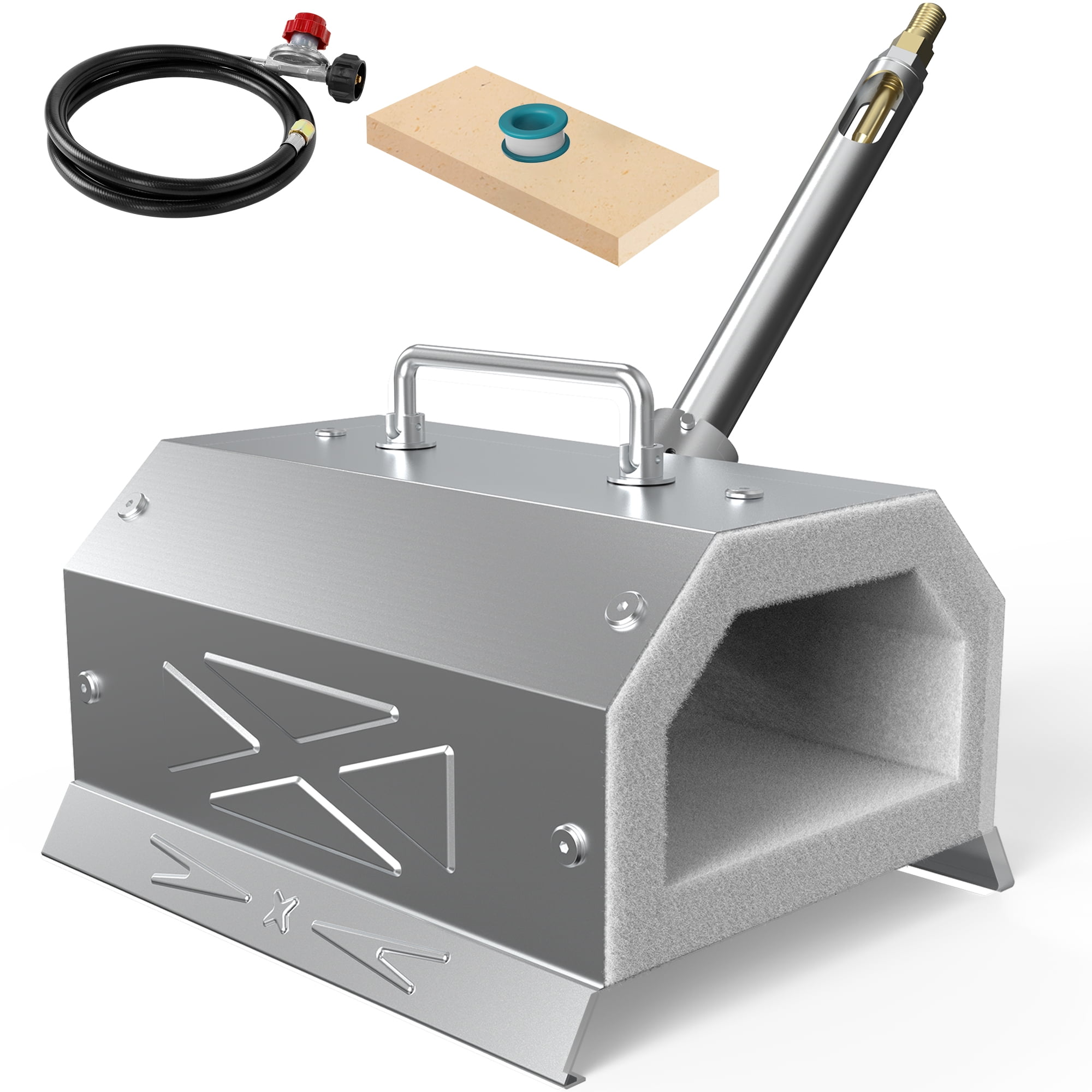 Nelyrho Blacksmith Forge Starter Kit, Made of Stainless Steel, with ...