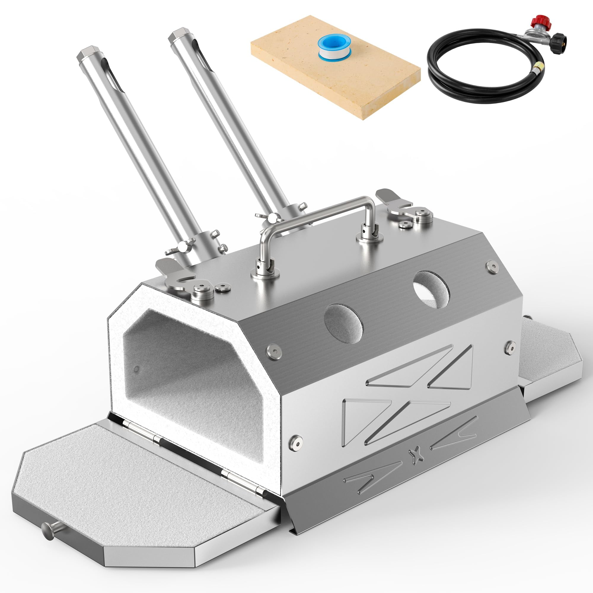 Nelyrho Portable Blacksmith Beginner Forge Kit With 30PSI Regulator ...
