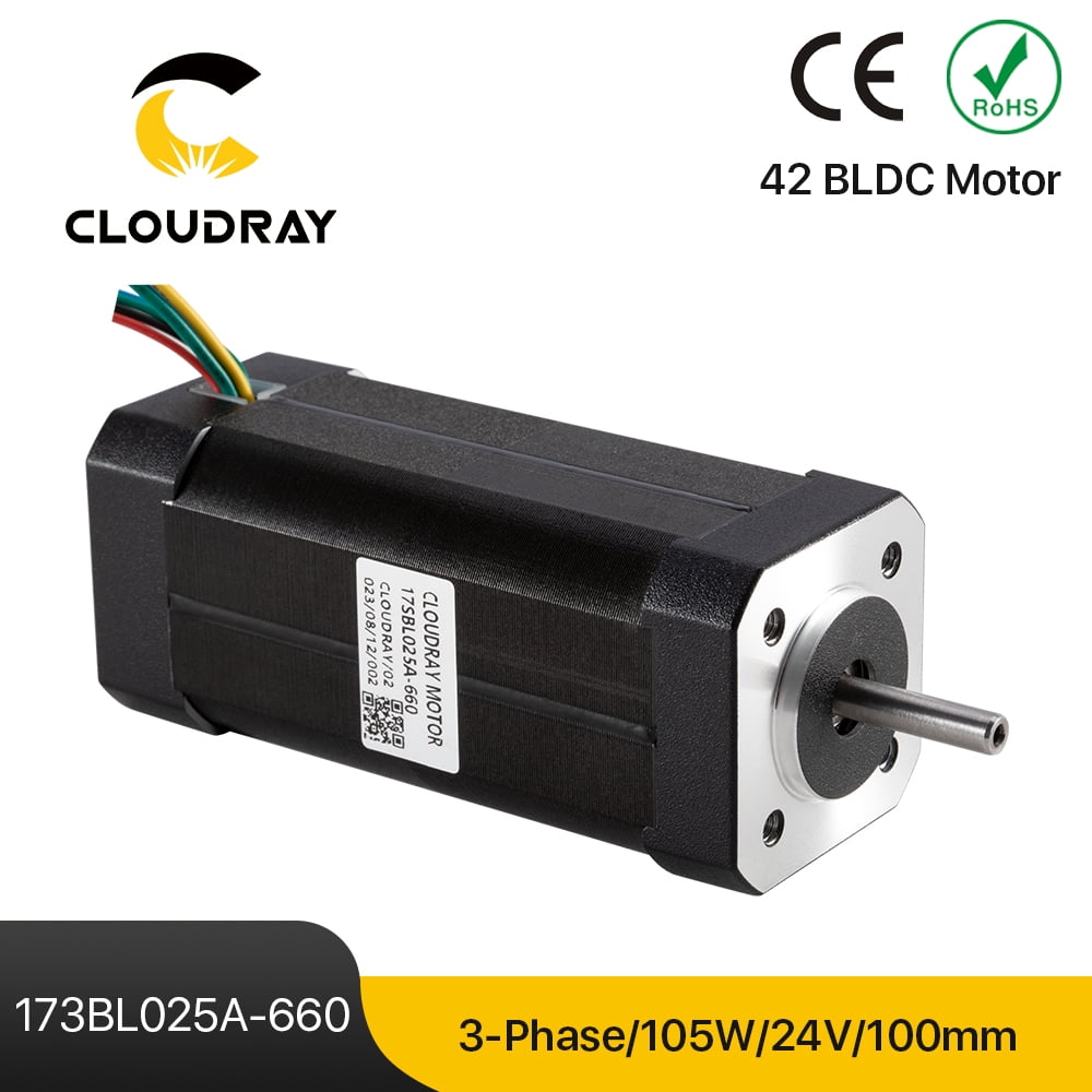 Nema 17 BLDC Brushless Square Motor, With Hall Sensor for 3D Printer ...