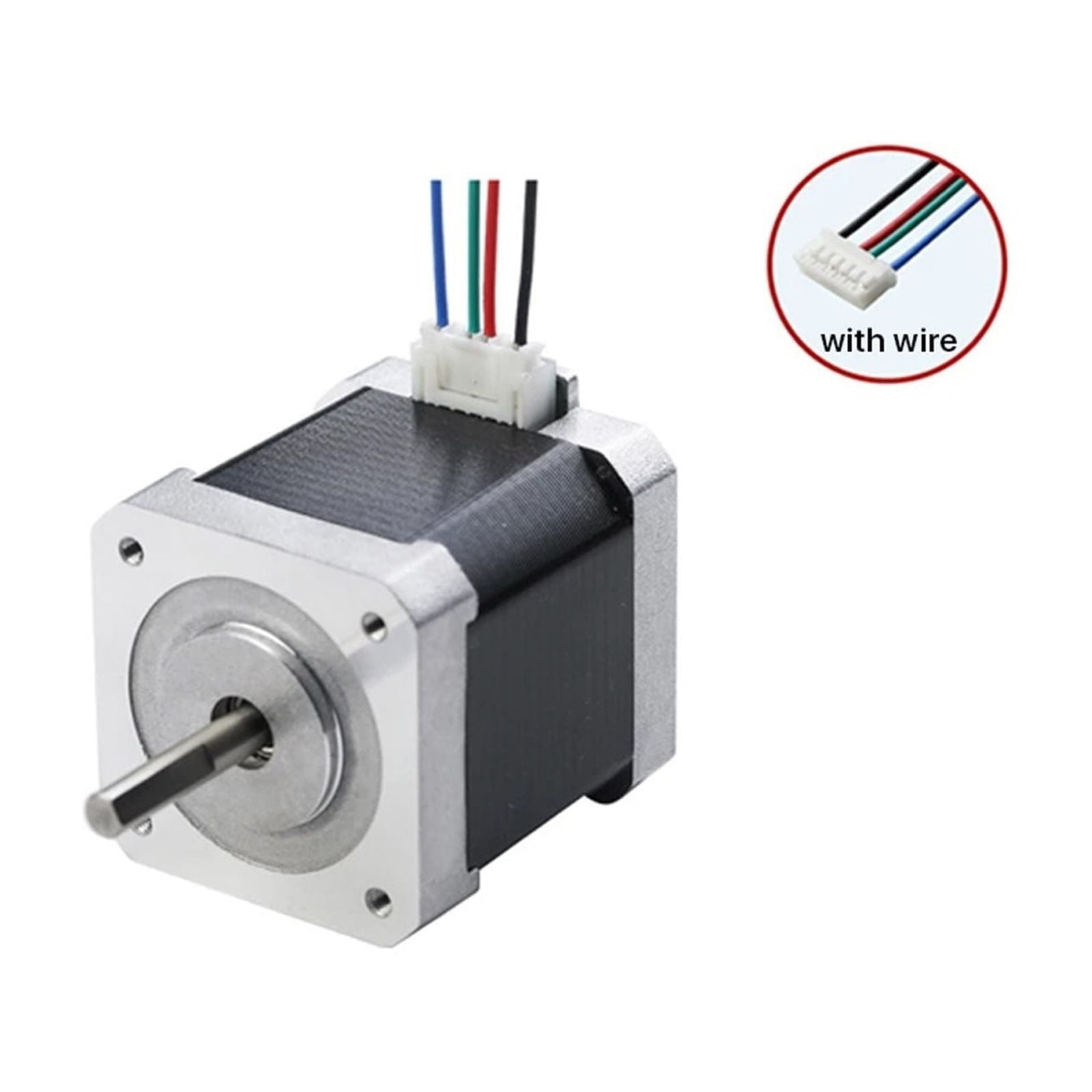 Nema 17 Stepper Motor 2Phase 0.3N.m 1.5A 47mm Length With 4-lead Cable ...