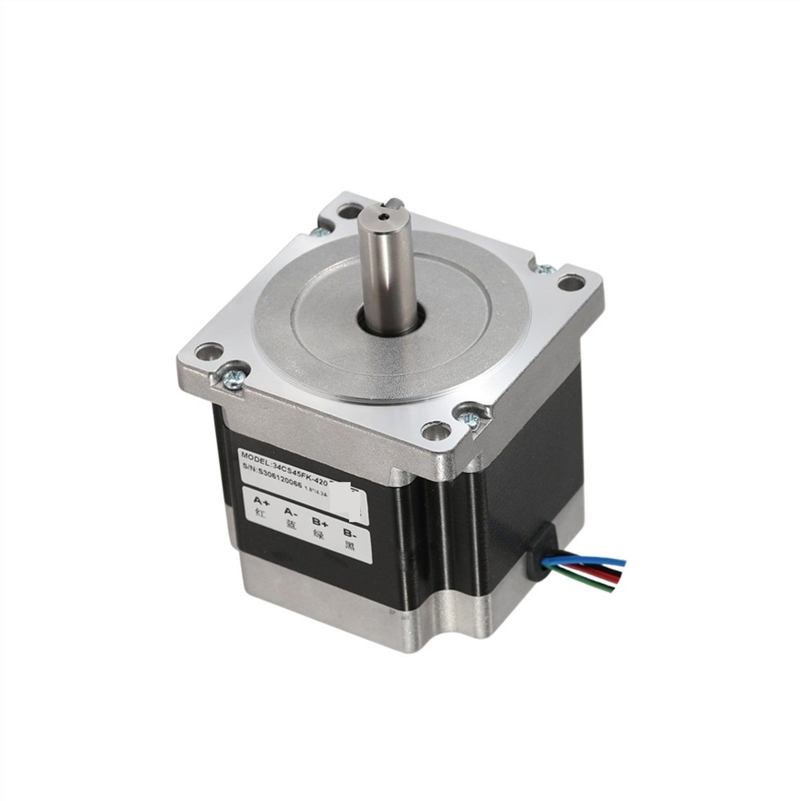 Nema 34 Stepper Motor 4.5N. M 4.2A 2 Phase 4-lead Stepper Motor For CNC ...