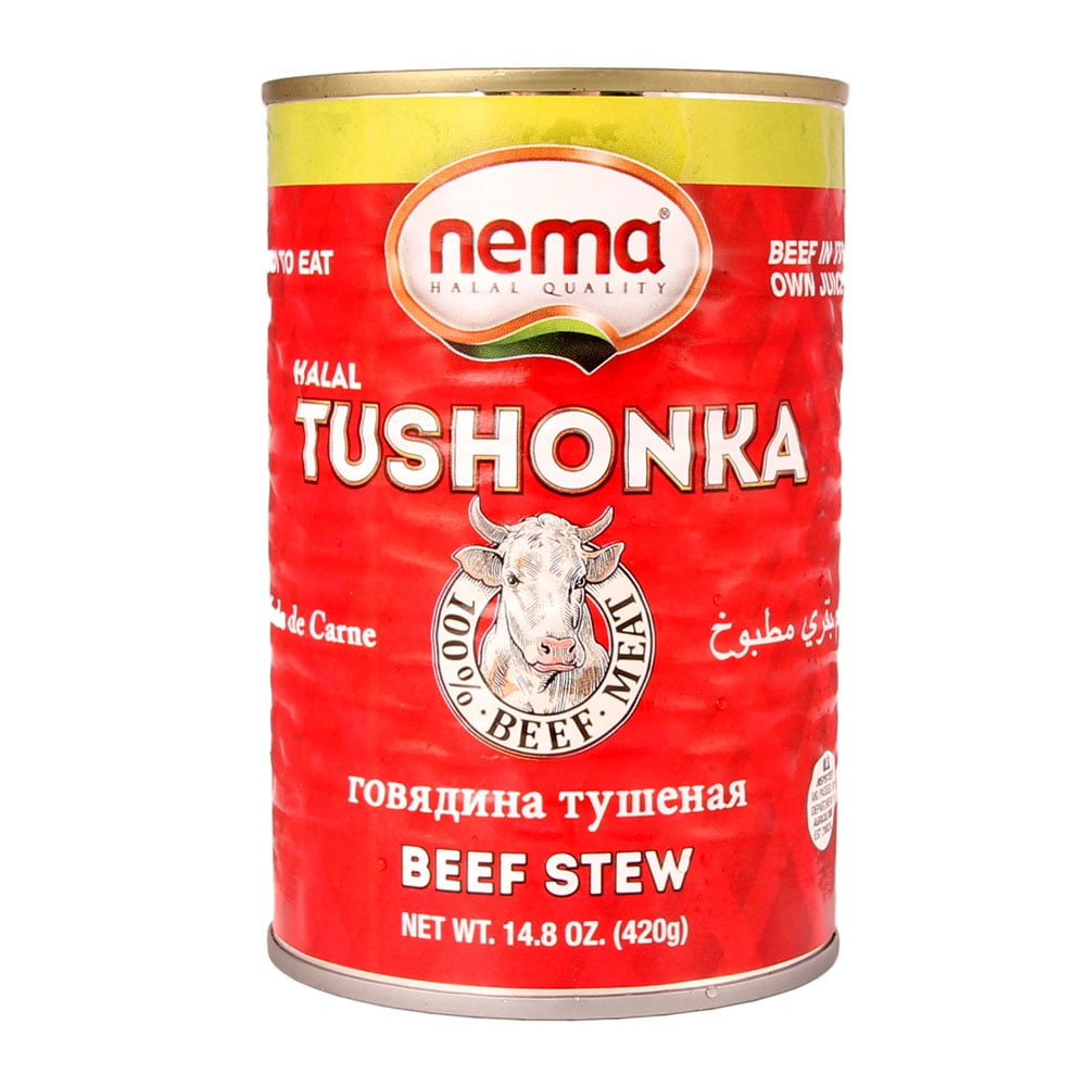 Nema Halal Tushonka - Ready-to-Eat Beef Stew Meat Food - 14.8 oz (2 ...