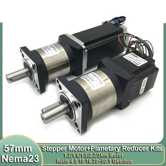 Nema23 Stepper Motor Gearbox Kits 2phase 57mm Motor 2.2Nm Engine 57 ...