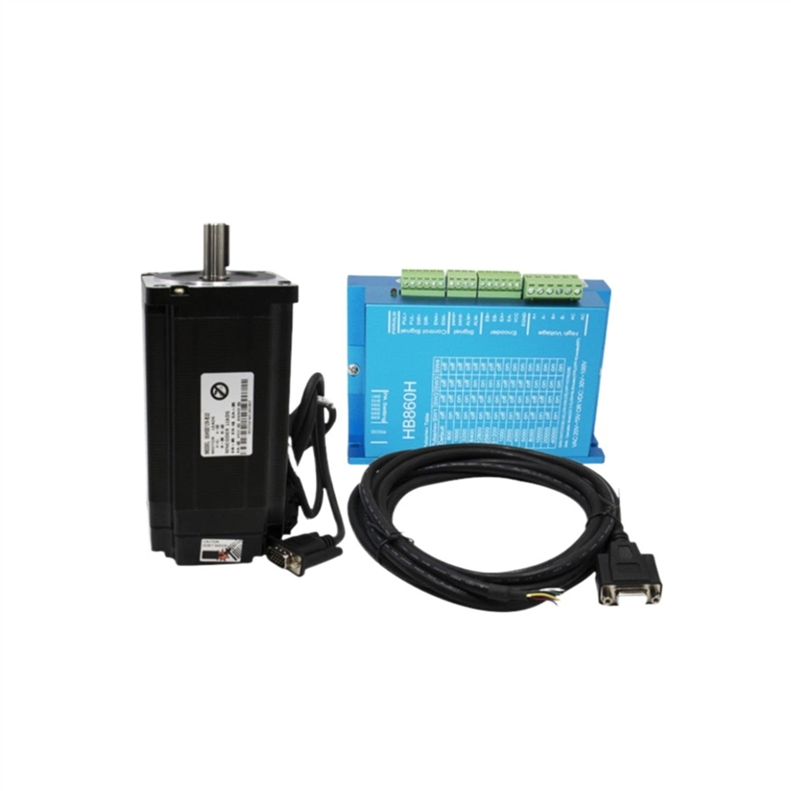 Nema34 Closed-Loop Stepper Dc Motor 6A 4.5N.m/8.5Nm/12Nm+2-Phase & HB860H Hybrid Step-servo ...