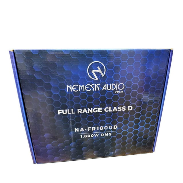 Nemesis Audio NA-FR1800D Monoblock 1800W RMS Full-Range Class-D Car ...