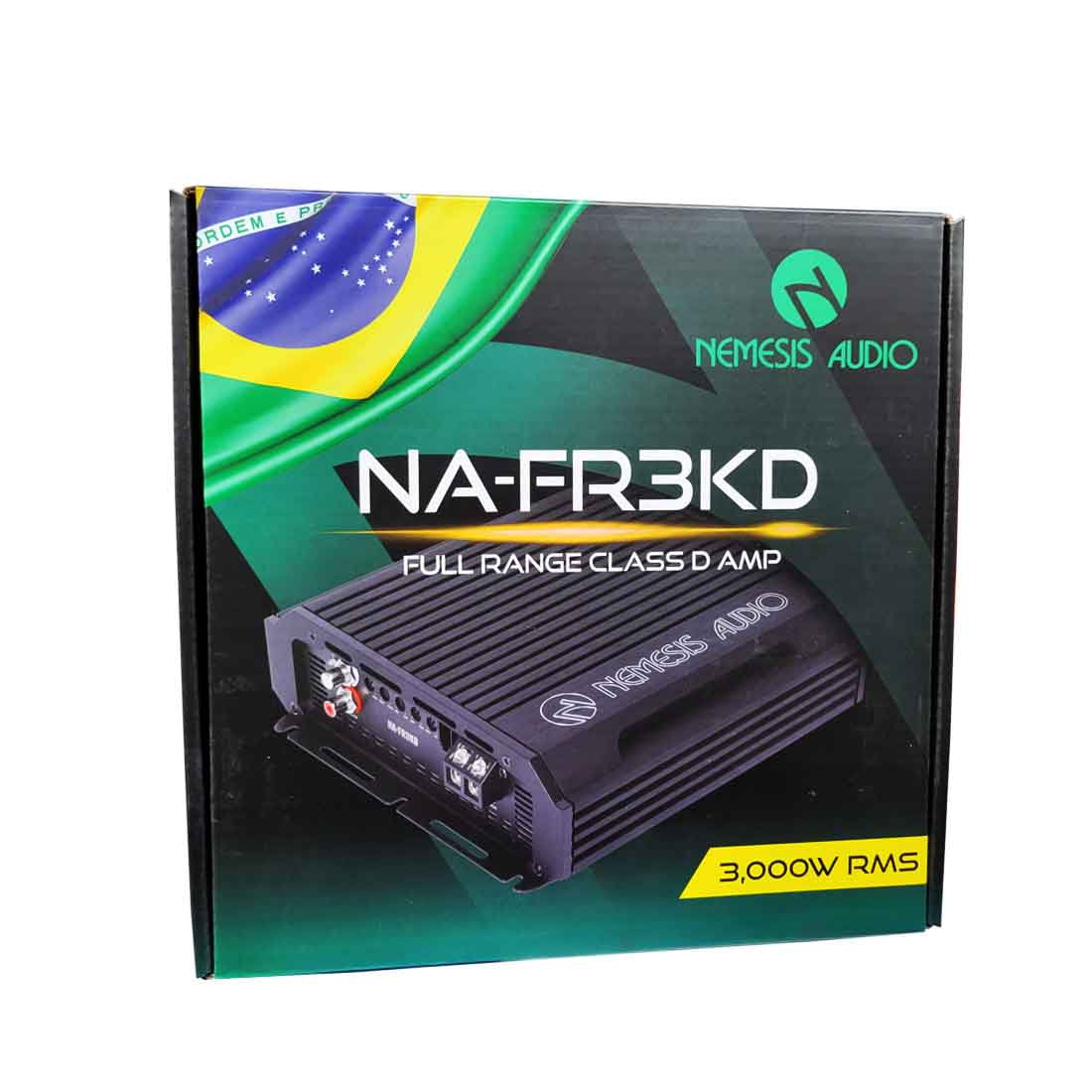 Nemesis Audio NA-FR3KD 1-CH Monoblock 3000W RMS Class-D Full-Range Car ...