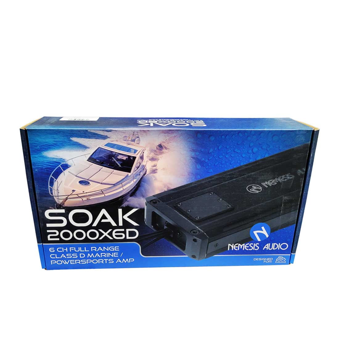 Nemesis Audio SOAK-2000X6D 340W x 6-Channel Class-D Full-Range Marine ...