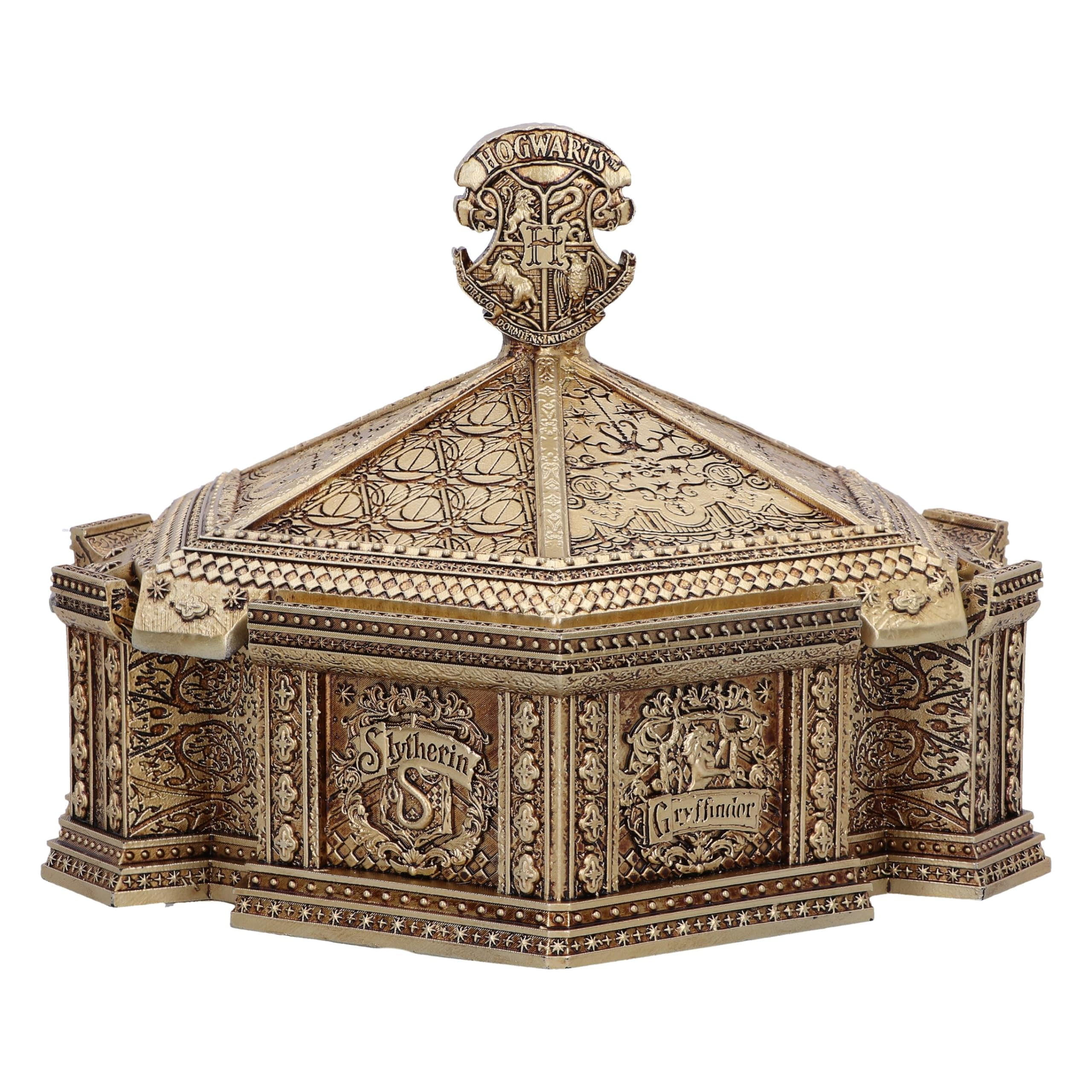 Nemesis Now Harry Potter Hogwarts Trinket Box, Resin, Gold, Officially ...
