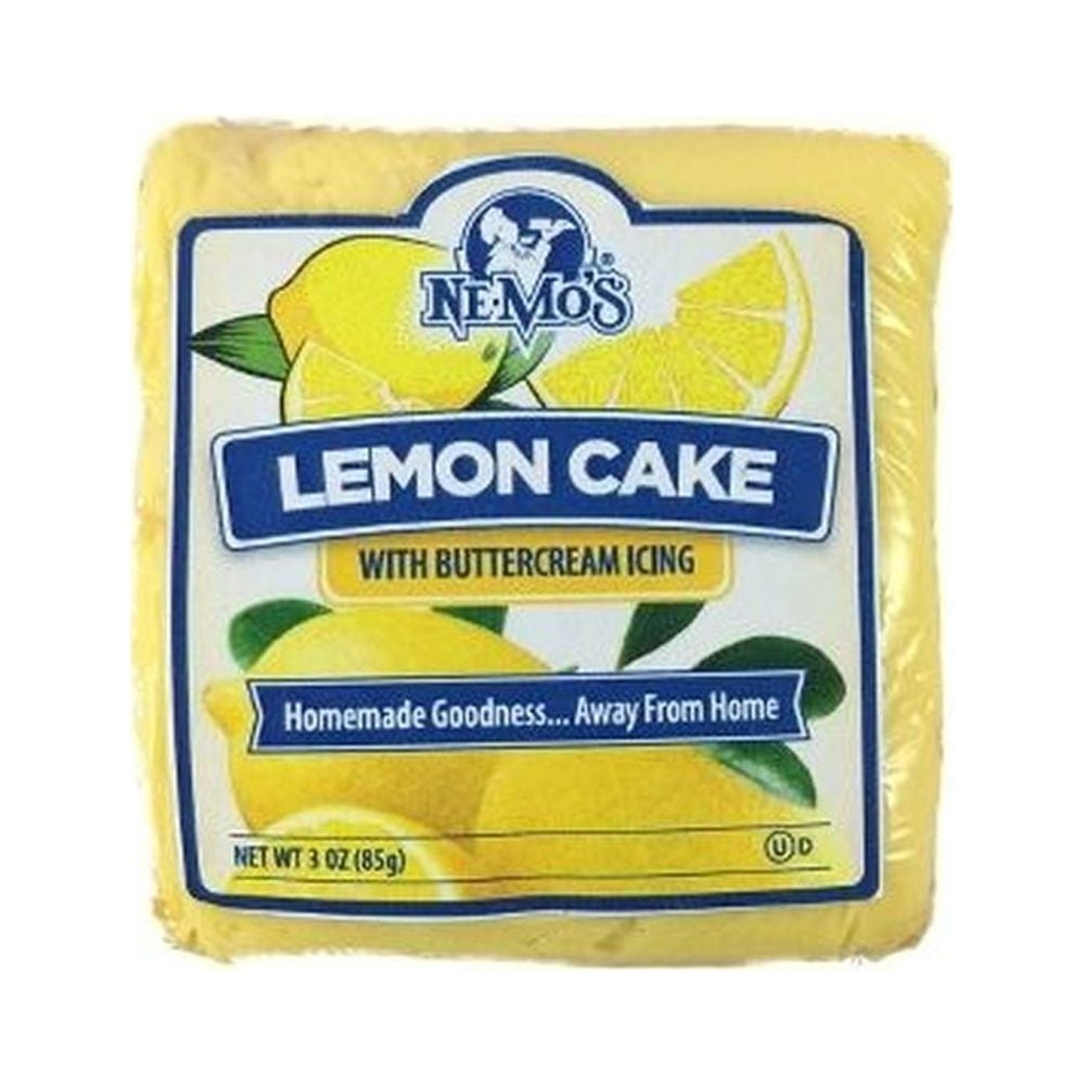 Nemos Lemon Square Cake, 3 Ounce -- 6 per case - Walmart.com