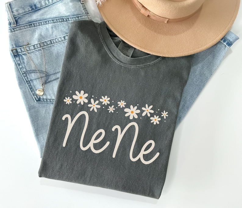 Nene T-Shirt, Floral Nene Shirt, Nene Gifts, Mothers Day Gift For Nene ...