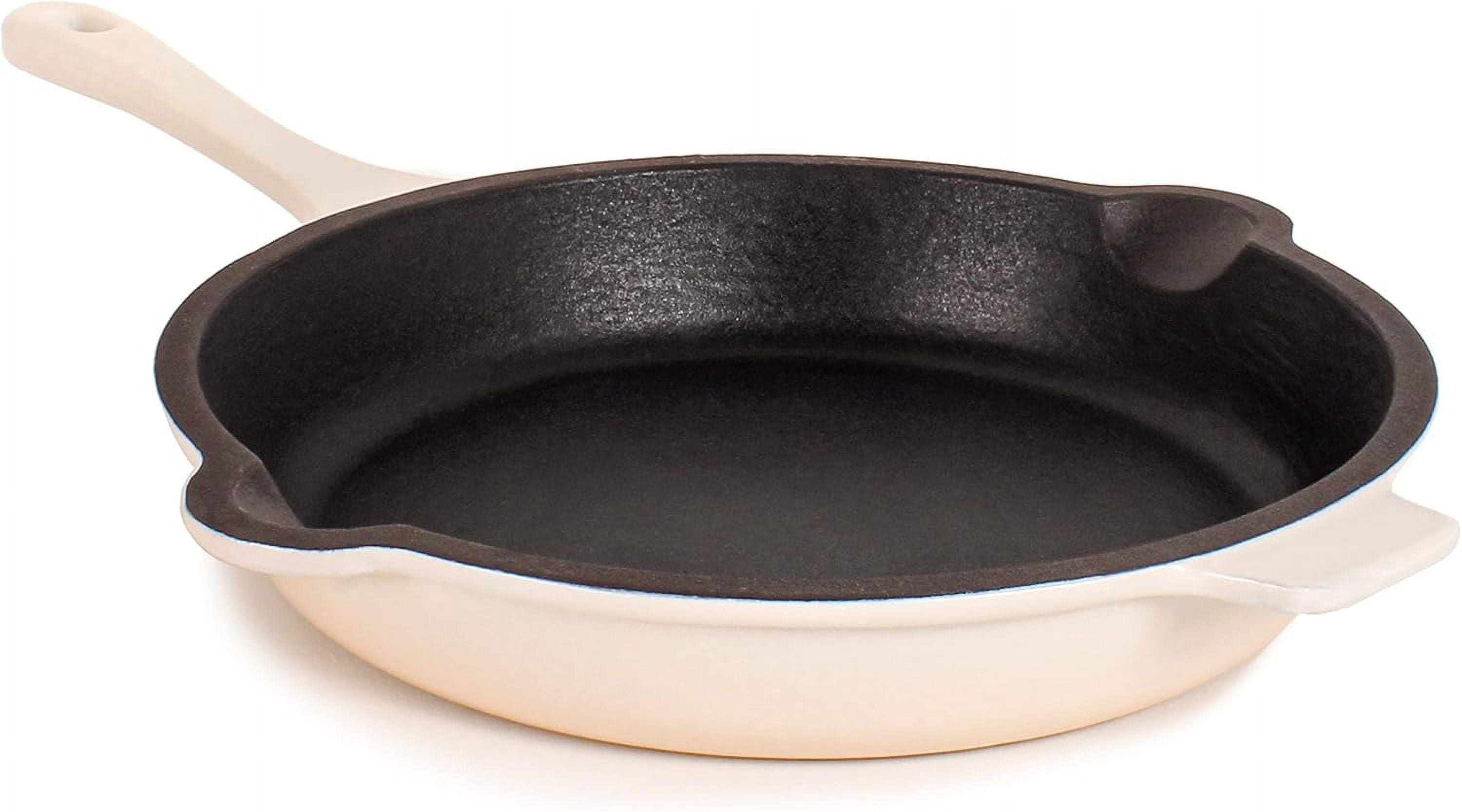 Neo 10" Enameled Cast Iron Fry Pan, Even Heat, Oven Safe Up To 400°F ...