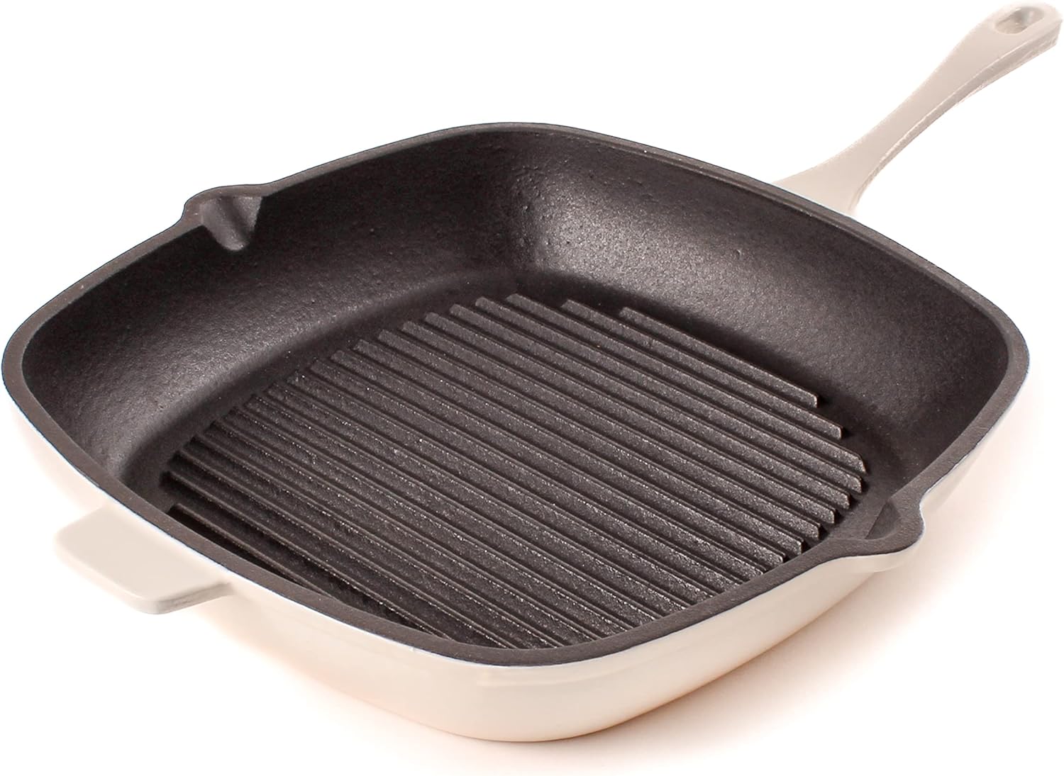 Neo 11" Cast Iron Grill Pan, Even Heat, Heavy-duty Handle, Oven Safe Up ...