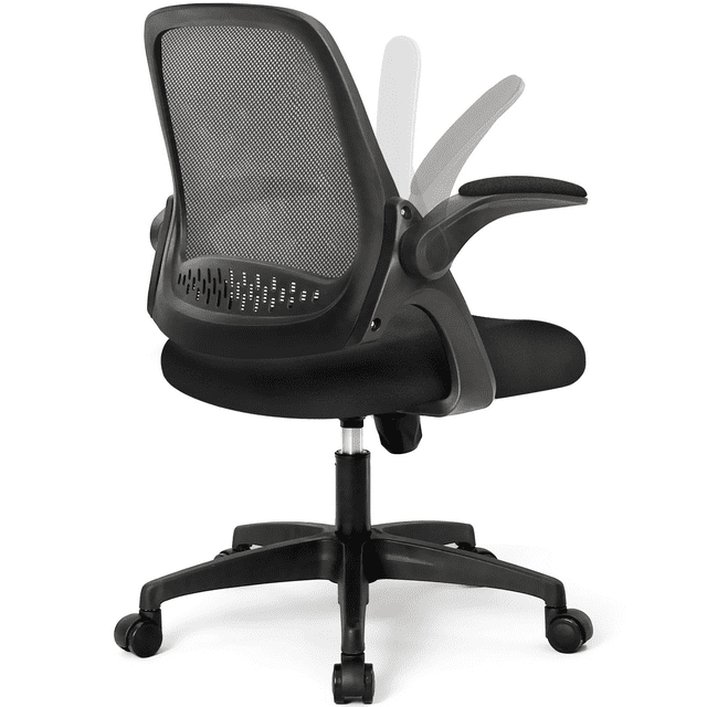 Neo Chair Adjustable Office Chair with Flip-up Padded Armrest Ergonomic ...