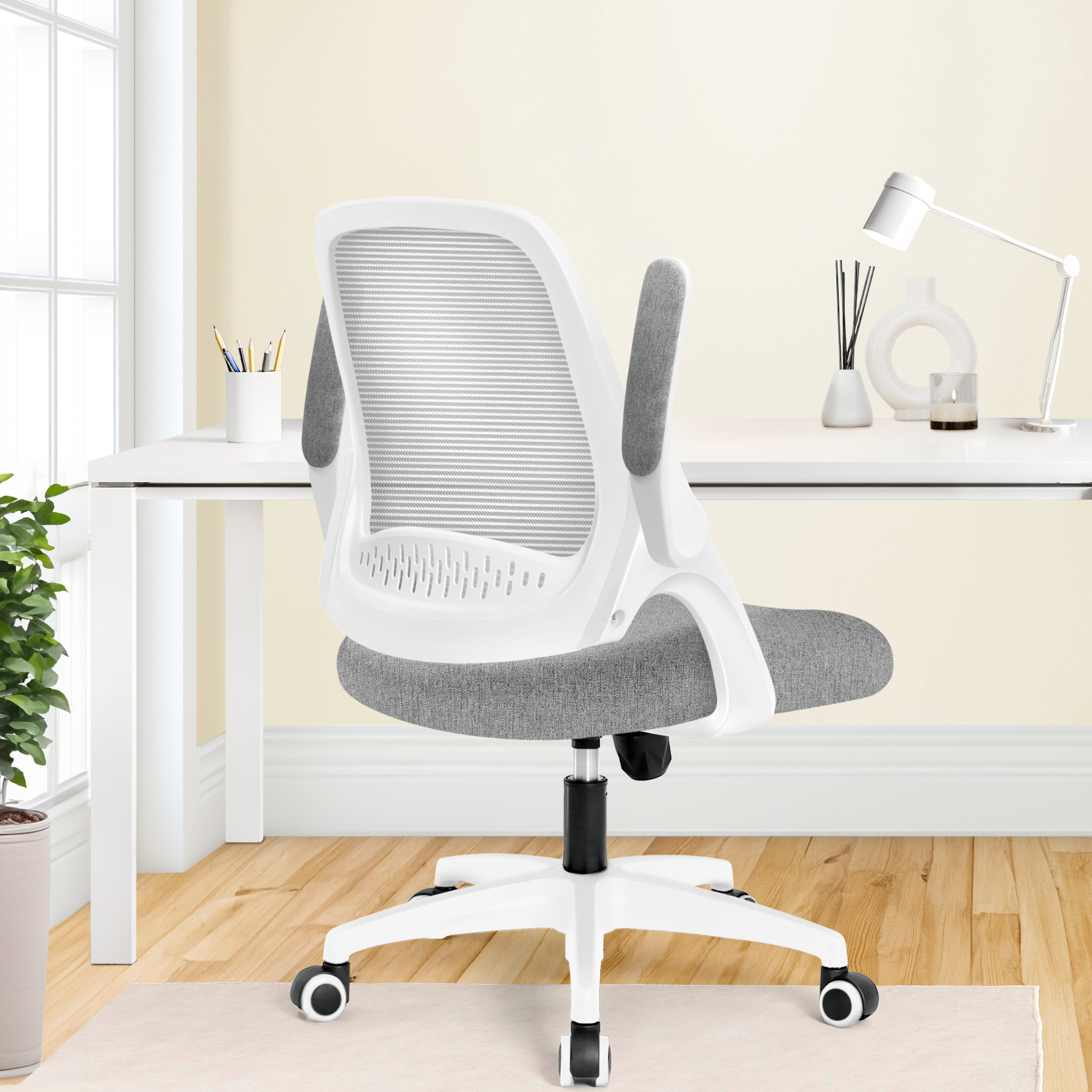 Linon Draper Office Chair, Multiple Colors and Base Options - Walmart.com