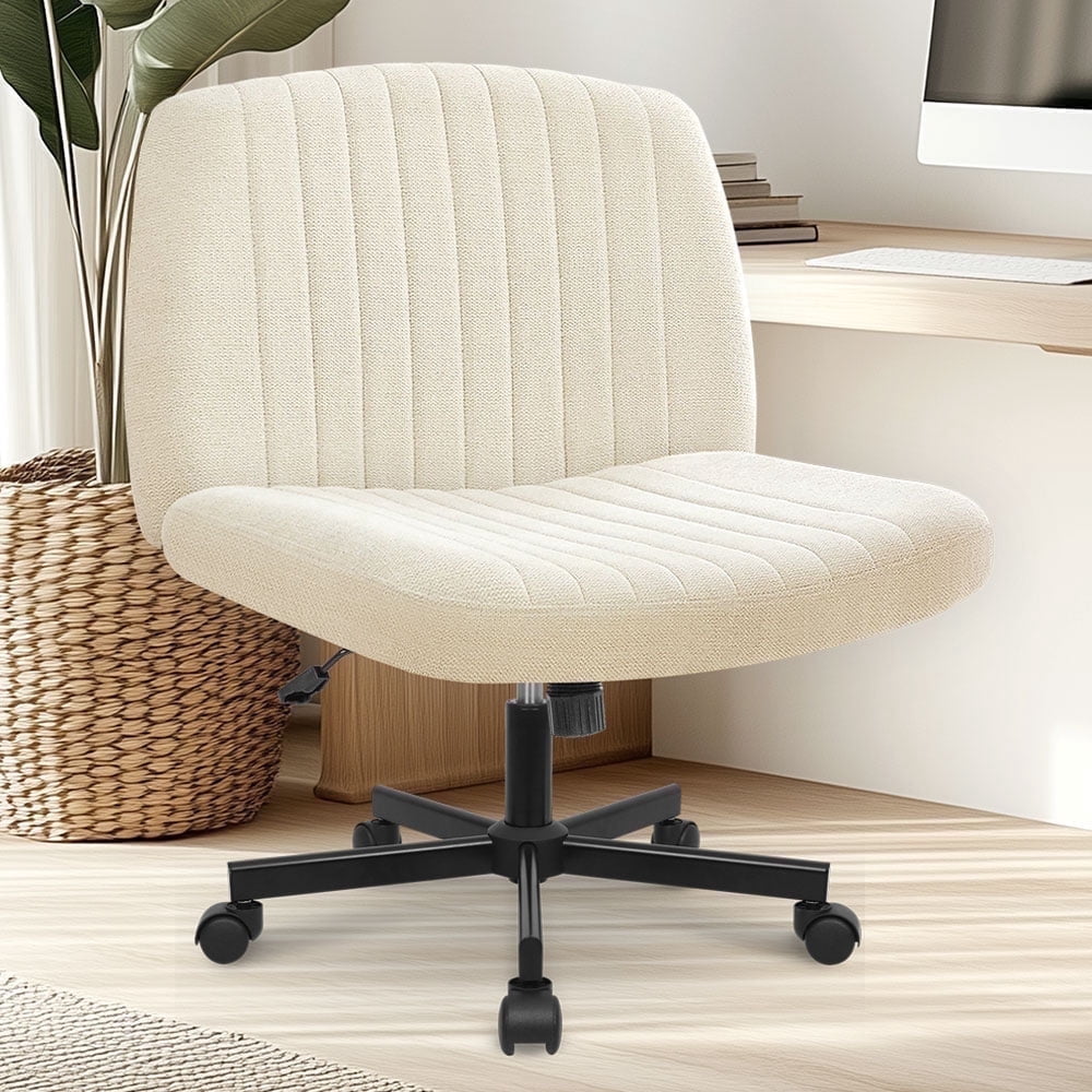 Neo Chair Height Adjustment and Swivel Office Desk Chair, Beige ...