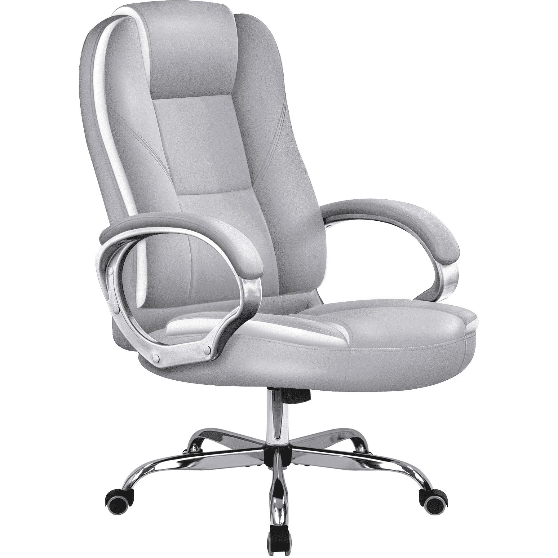 Neo Chair Stylish Ergonomic Leather Office Chair, Swivel, High-Back ...