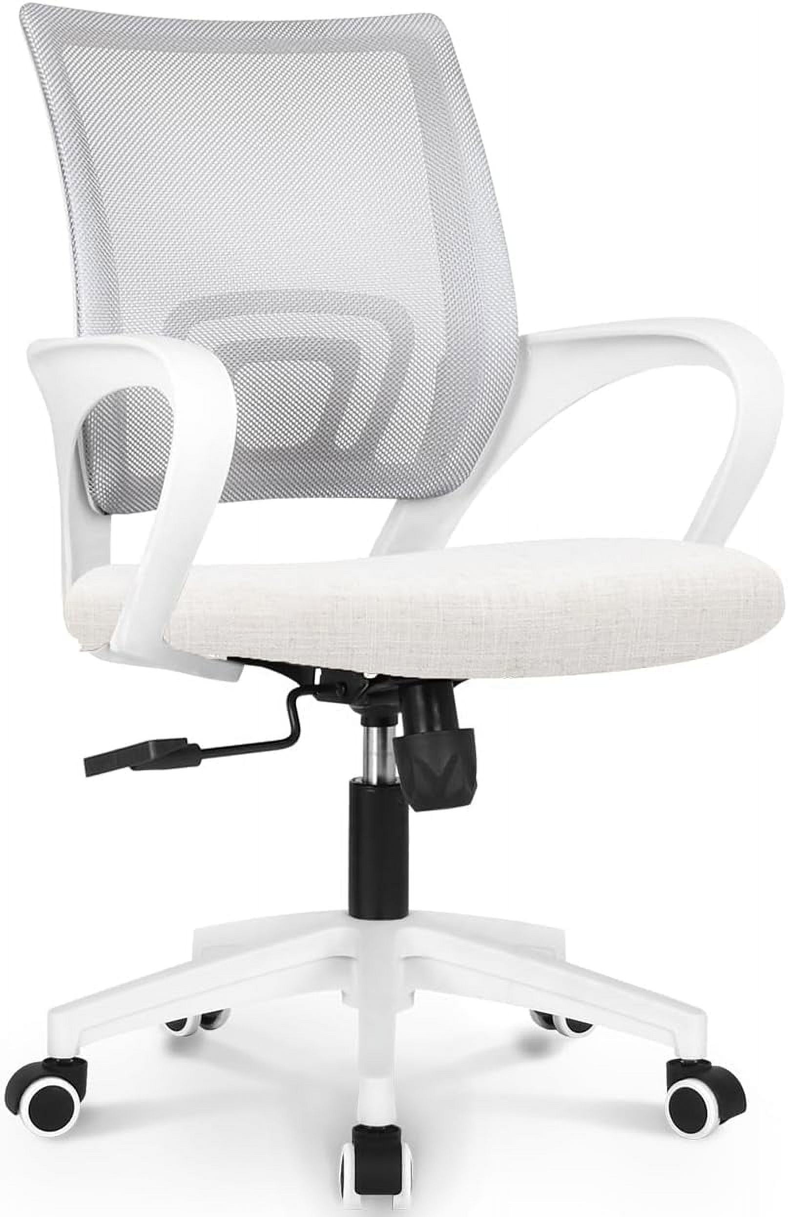 Neo Chair Mid-Task Home Office Chair, Adjustable Mesh Back Support ...