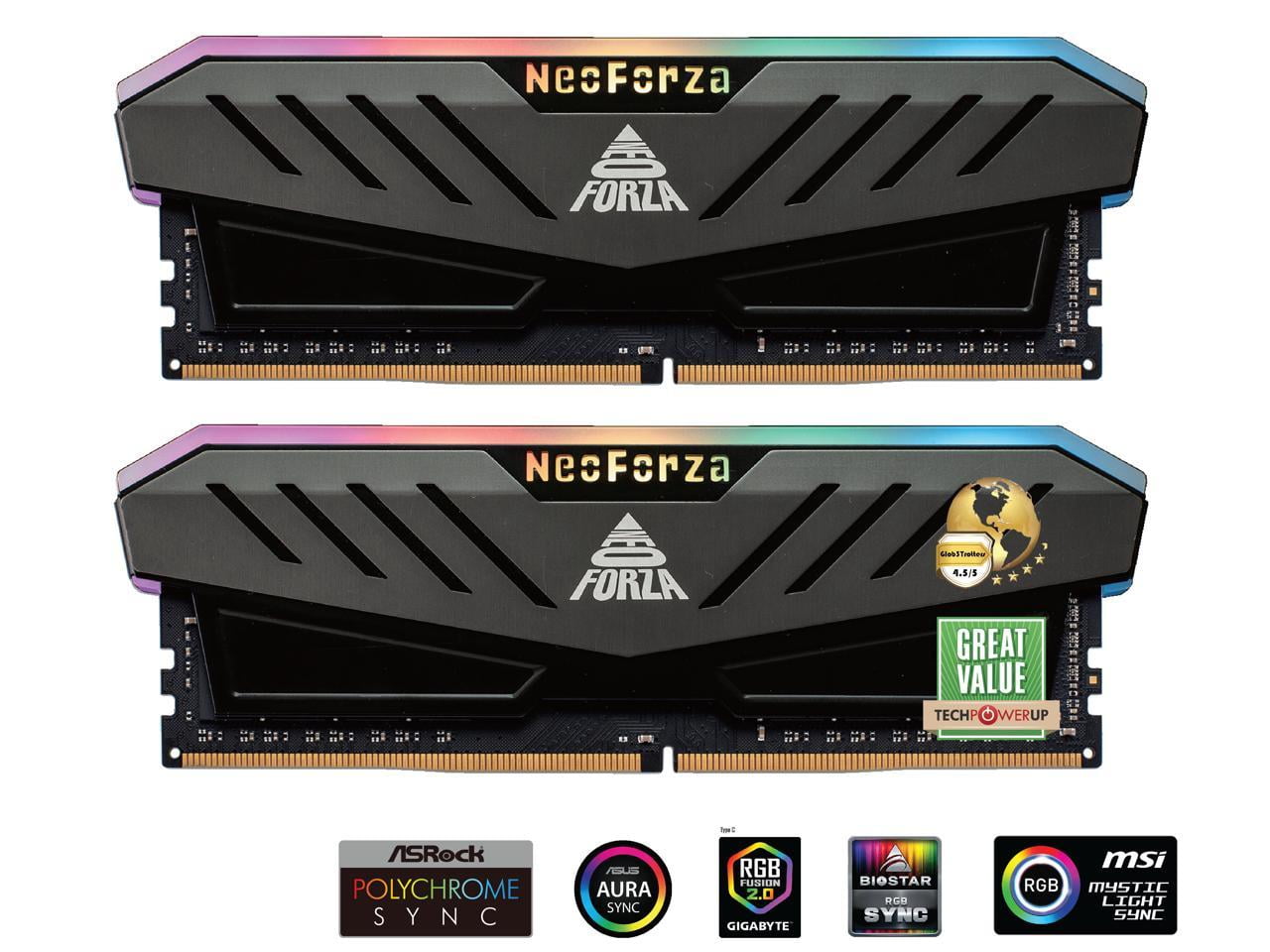 Neo Forza MARS 32GB (2x16GB) 288-Pin DDR4 3600 (PC4 28800) RGB SDRAM ...