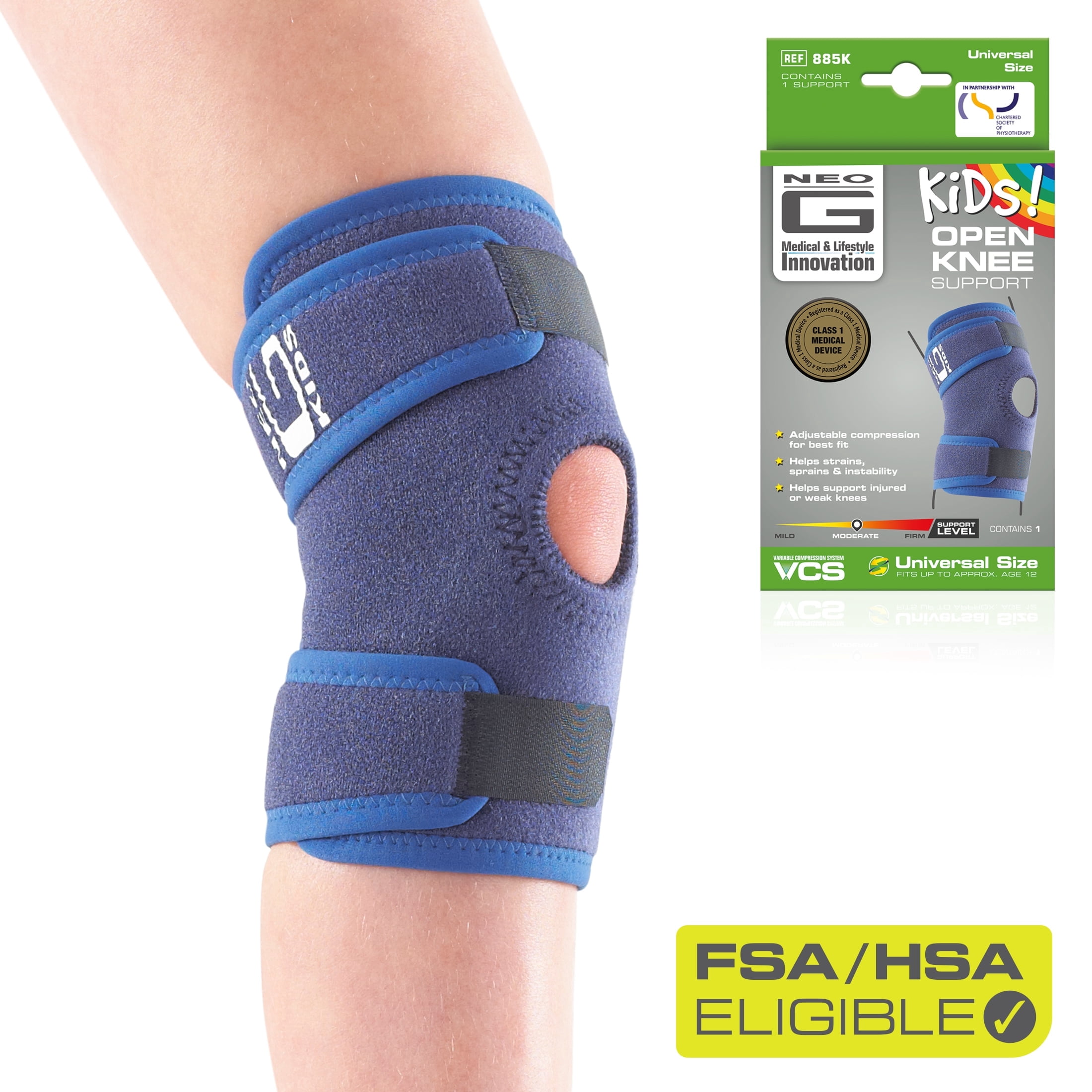 Neo G Kids Open Knee Brace Support for Joint Meniscus Knee Pain Relief ...