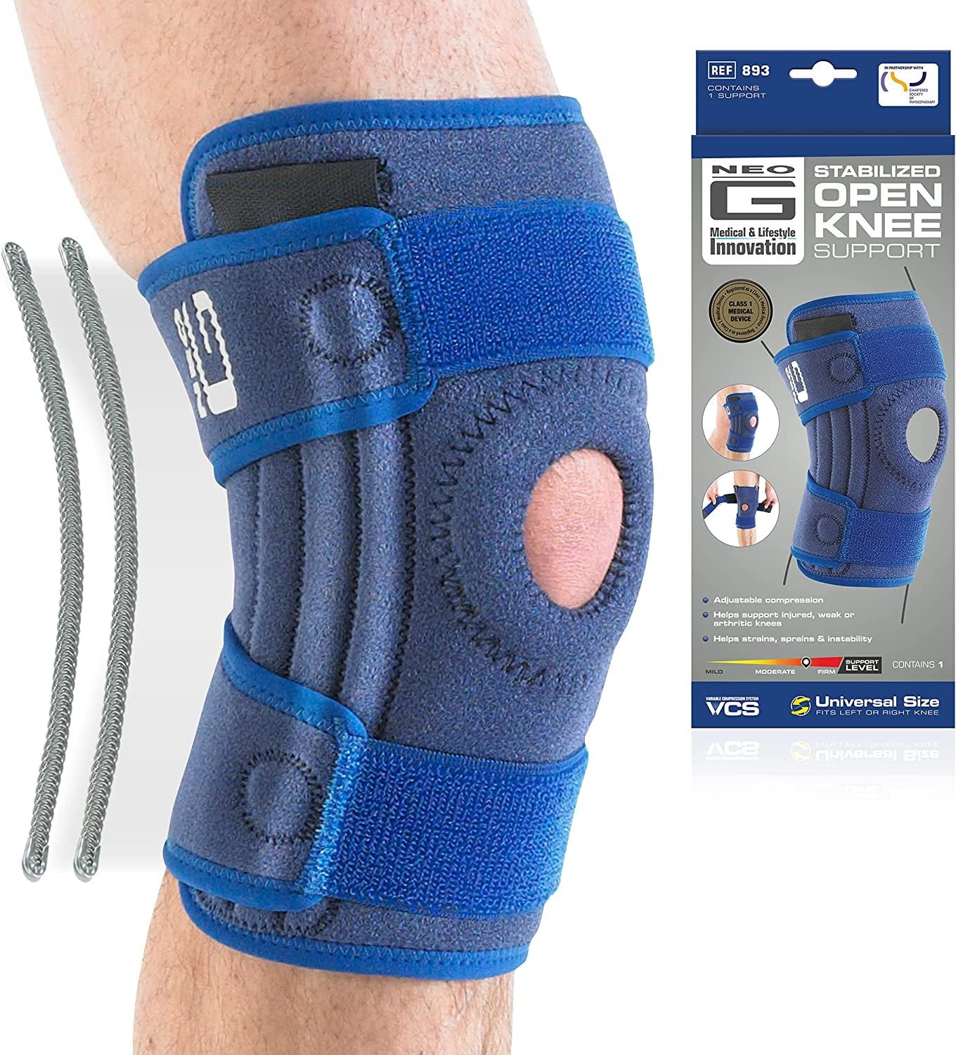 Neo G Knee Brace, Open Patella Support for Arthritis, Meniscus Tear ...
