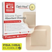 Neo G Opti-Heal Silicone Foam Absorbent Pad 4x4, 3CT - Walmart.com