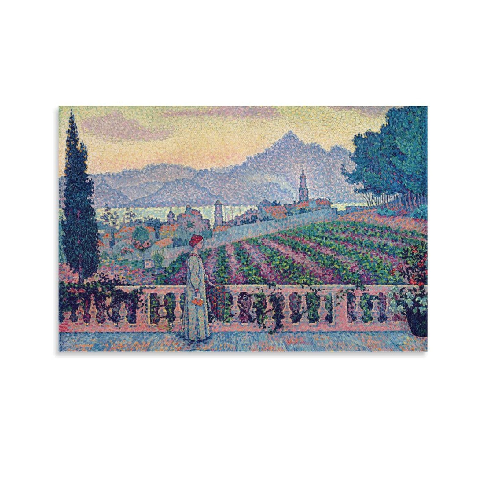 Neo-Impressionist Painter Paul Signac The Terrace Saint-Tropez Poster ...