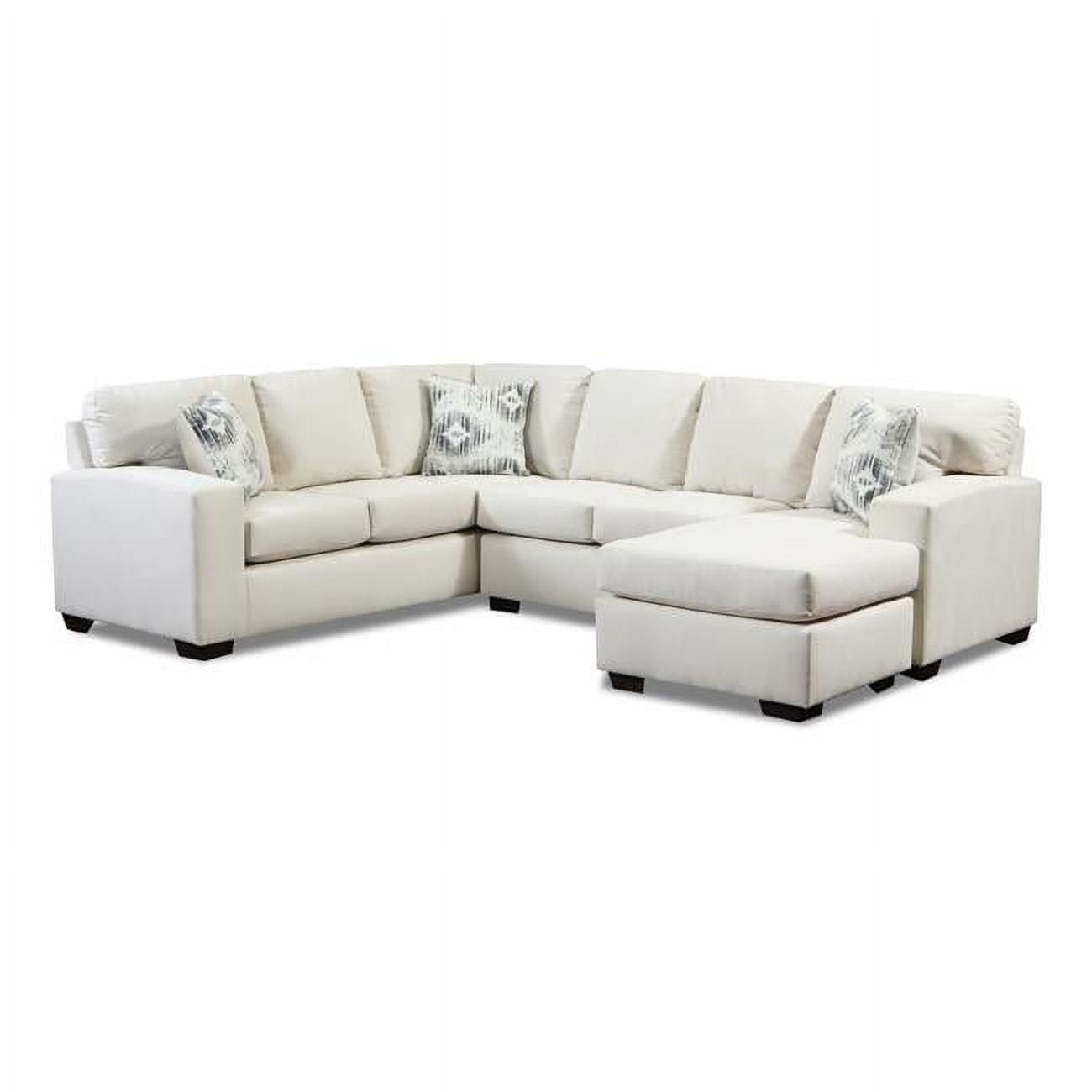 Neo Living Ian Corner Sectional with Right Facing Chaise, Beige ...