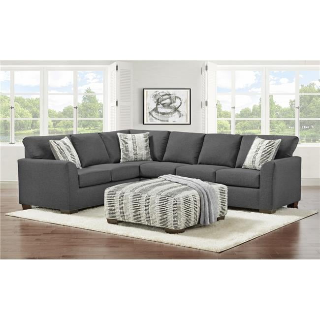 Neo Living NL702-CHAR-SEC Isabella Corner Sectional, Charcoal - Walmart.com