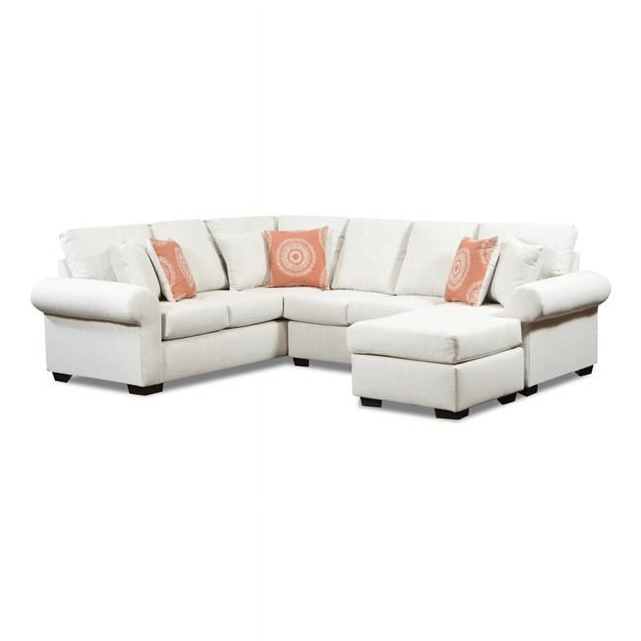 Neo Living NL727-BEIG-12-CHEE-SEC-CHAISE Zion Corner Sectional with ...