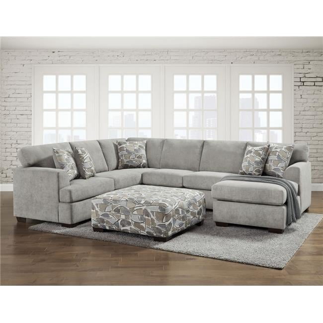 Neo Living NL752-GRAY Myra Chaise Sectional, Gray - Walmart.com