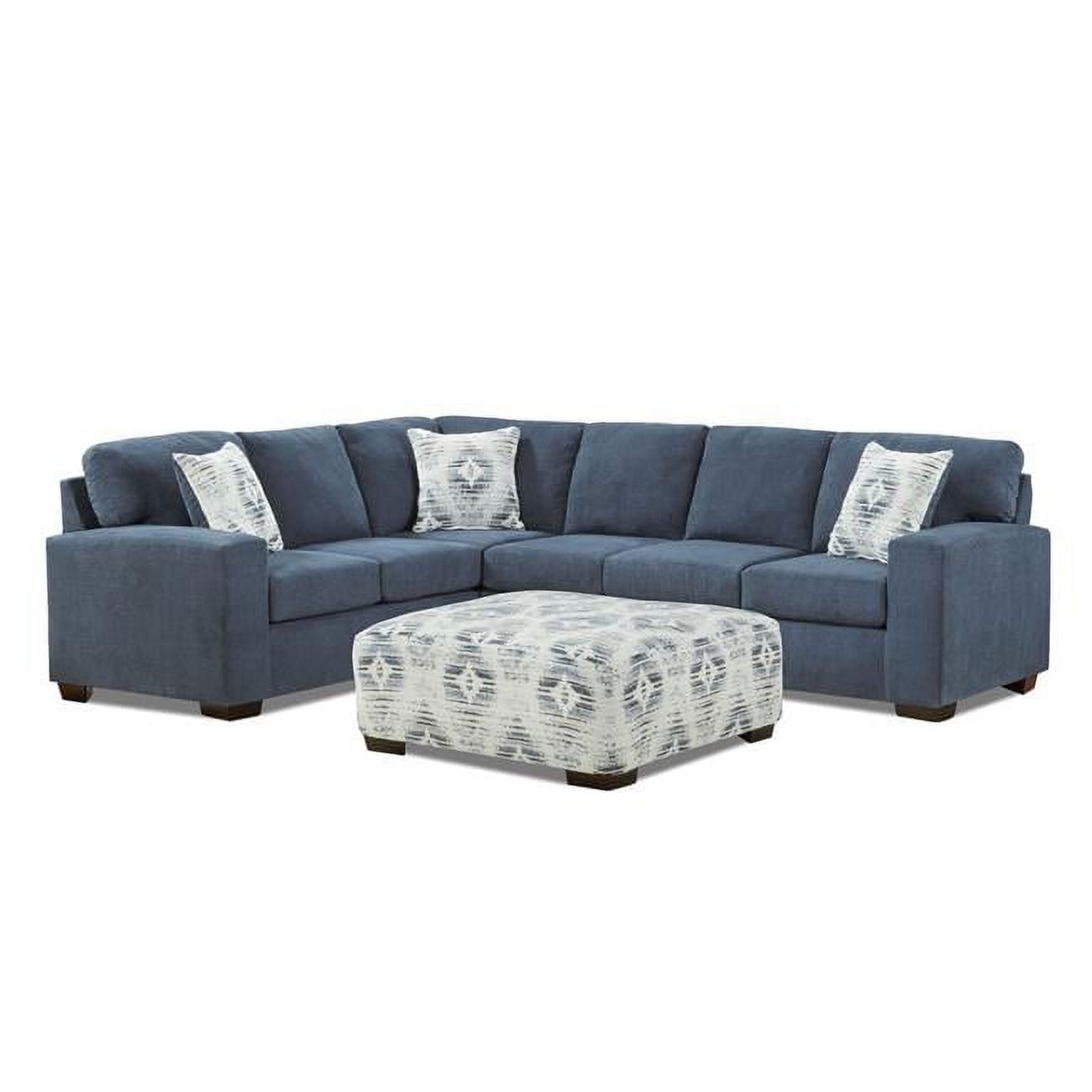 Neo Living Nancy Corner Sectional, Navy - Walmart.com