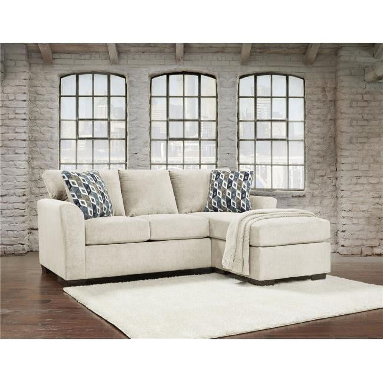 Neo Living Noah Sofa Sectional with Reversible Chaise, Beige - Walmart.com