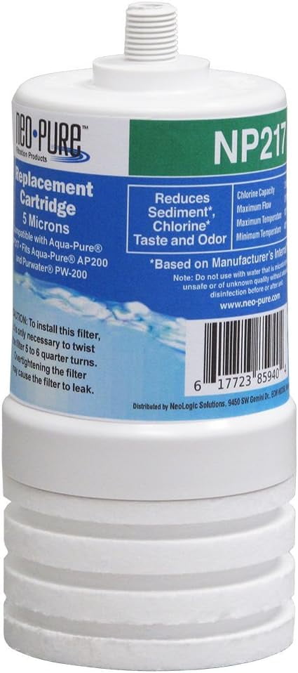 Neo-Pure NP217 Replacement Filter Cartridge – Compatible with Aqua-Pure ...
