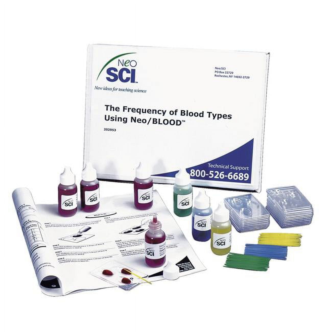 Neo & SCI 20-2953 Frequency of Blood Types Lab Investigation - Walmart.com