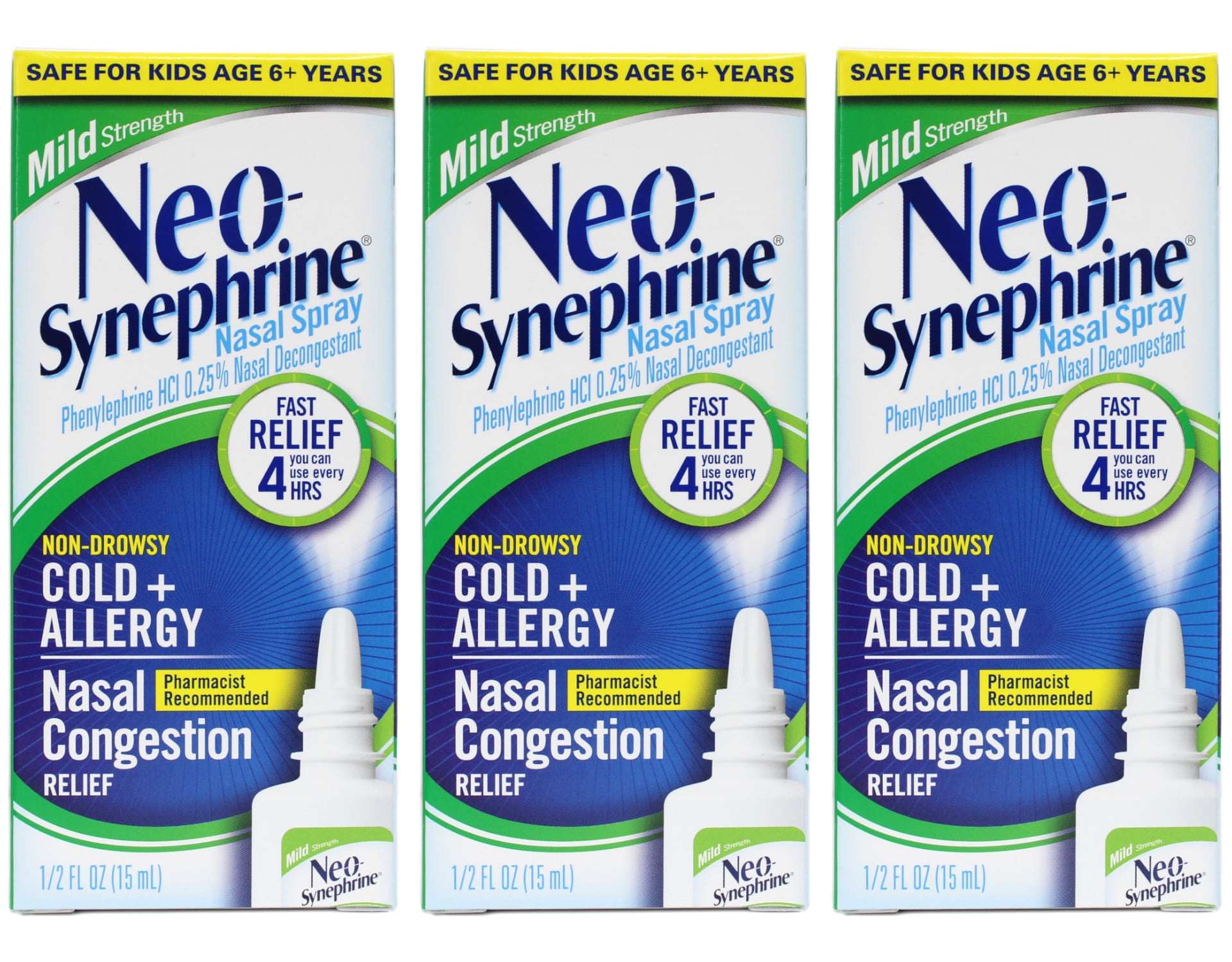 Neo-Synephrine Mild Formula Nasal Spray - 3 Pack Nepal | Ubuy