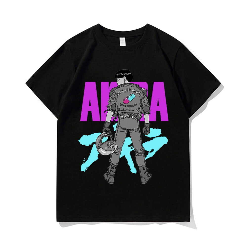 Neo Tokyo Akira Kaneda T-shirts Anime Unisex Men Women Cosplay Short ...