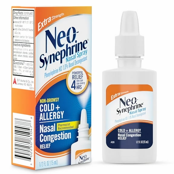 Nasal Decongestant Sprays
