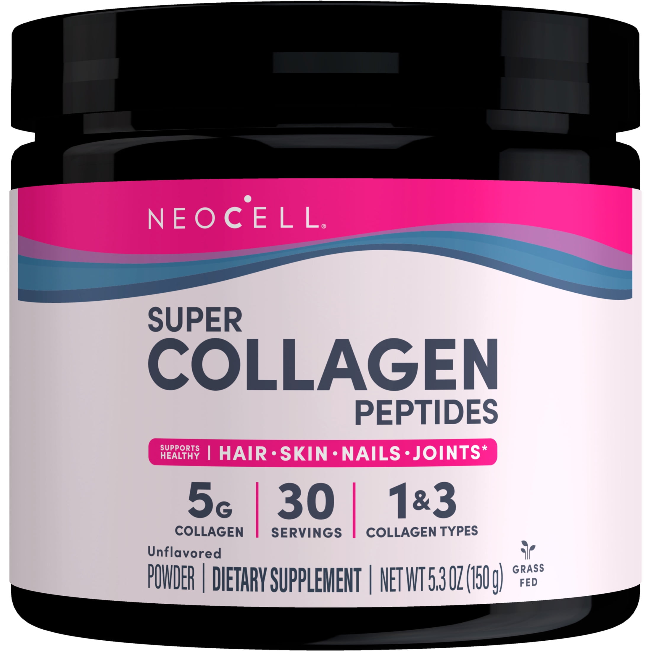 NeoCell Super Collagen Peptides, Grass-Fed Collagen Types 1 and 3 ...