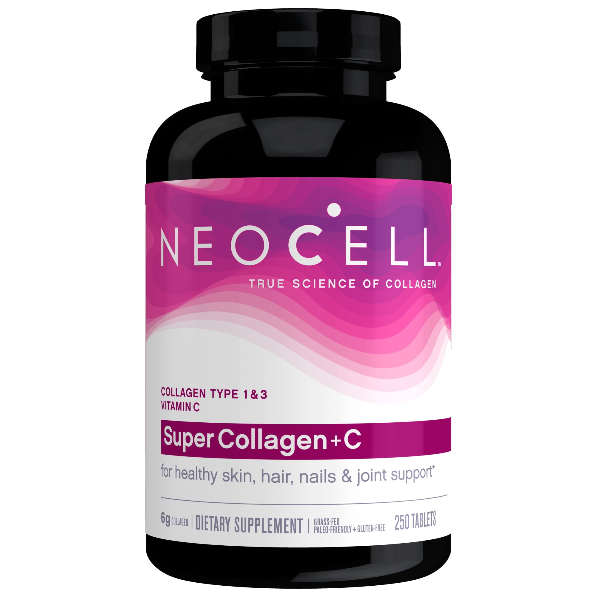 NeoCell Super Collagen (Types 1 & 3) + C Tablets, 250 Ct - Walmart.com