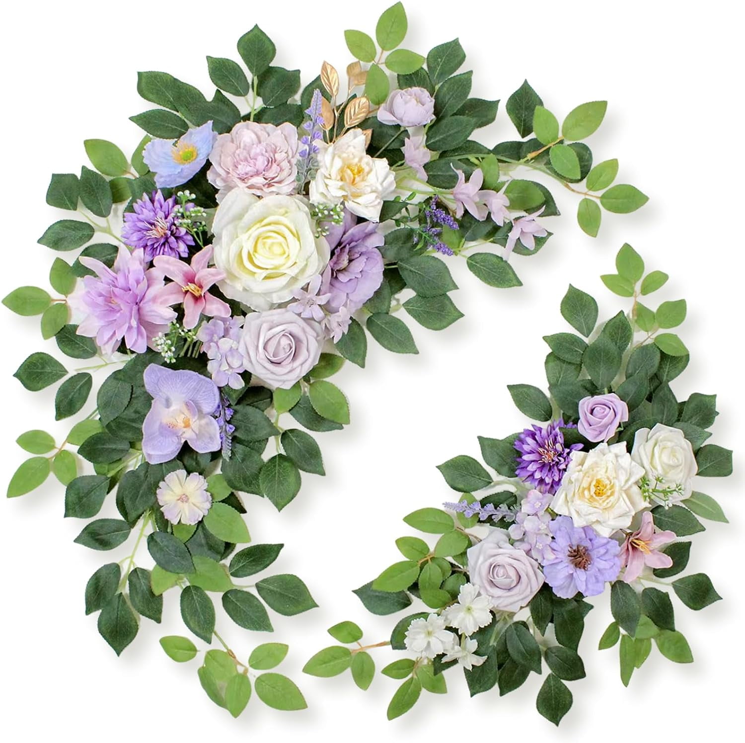 NeoMart - Pack of 2 Artificial Flowers for Backdrop Decoration, Wedding ...