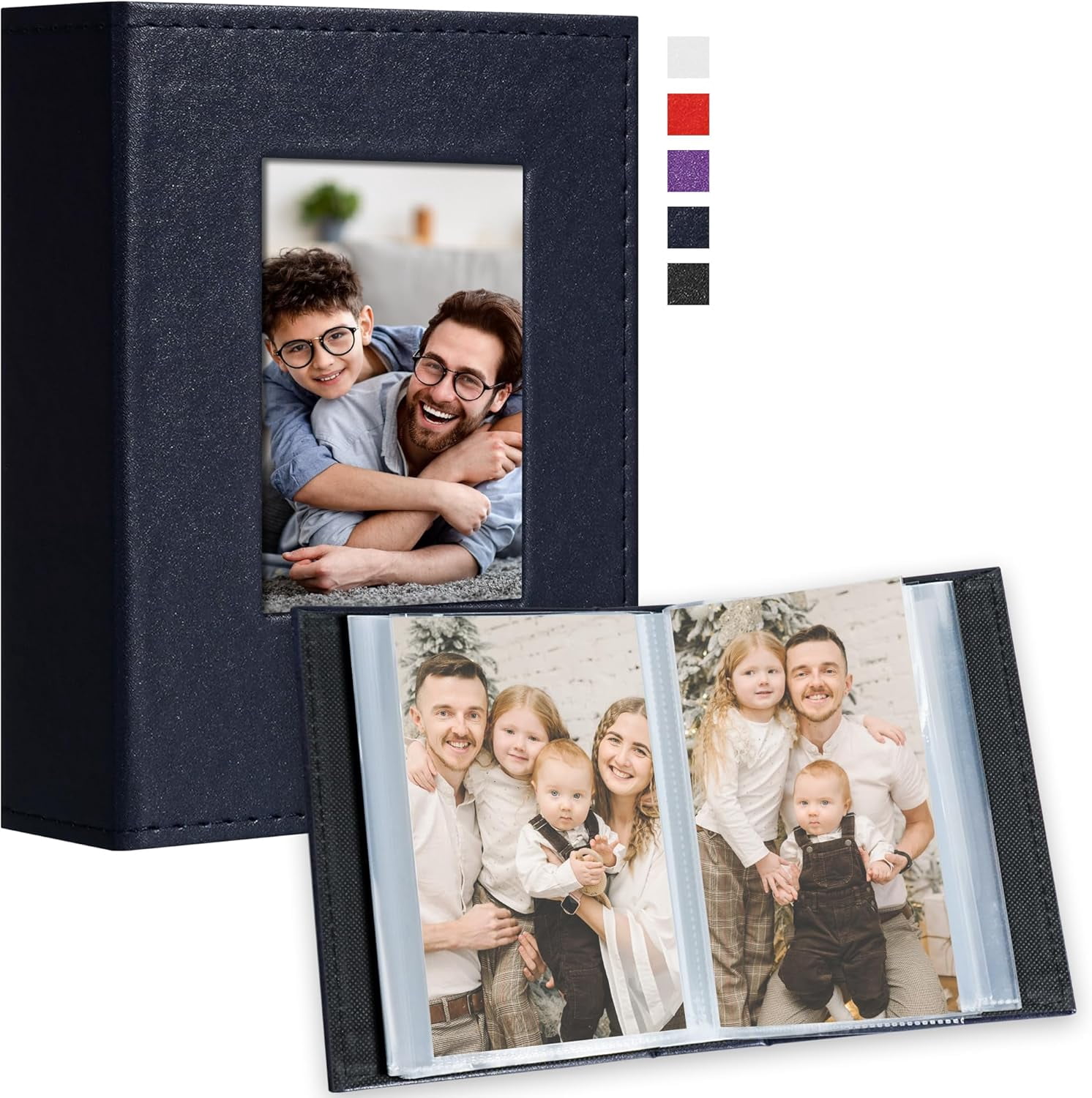 NeoMart - Small Photo Album 4x6 holds 100 Photos 2 Pack, Mini Baby ...