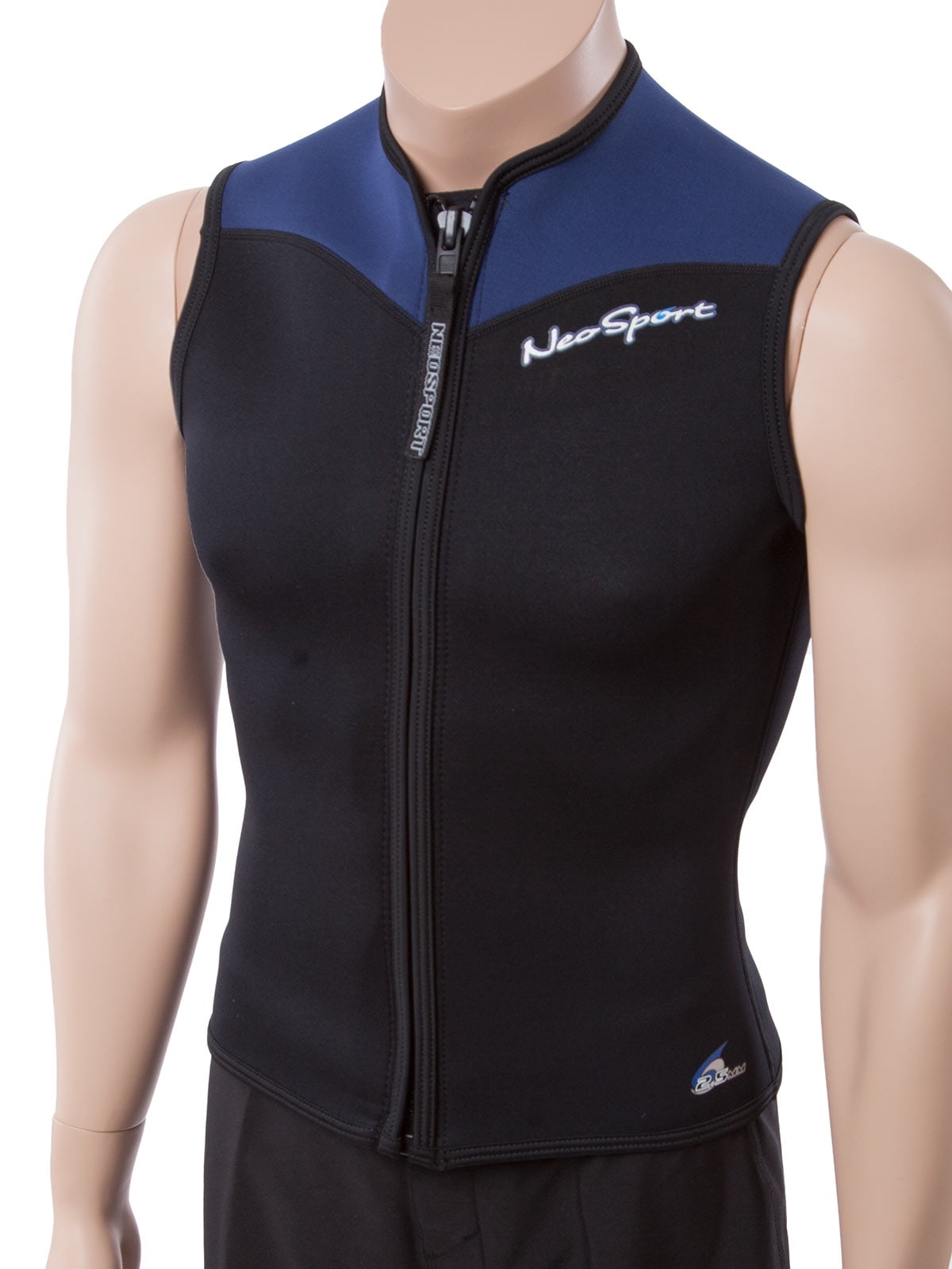 NeoSport 2.5mm Men's Front Zip Vest Wetsuit - Walmart.com