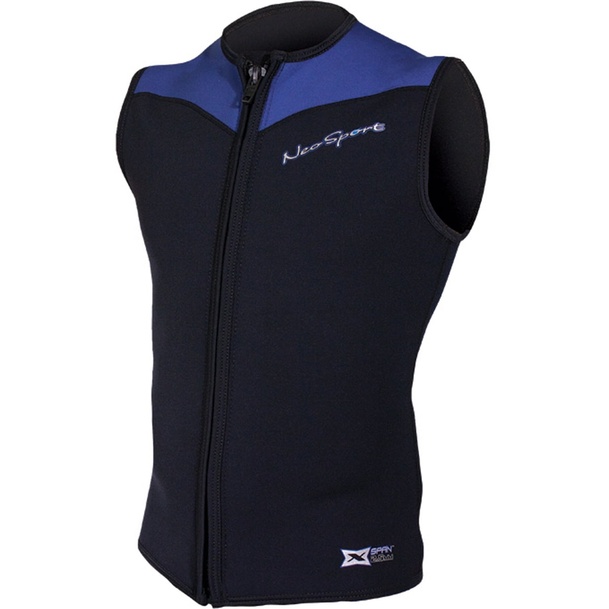NeoSport 2.5mm Xspan Men's Front Zip Vest Wetsuit - Walmart.com