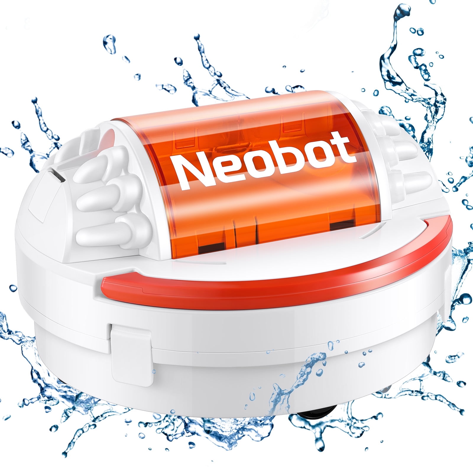 Neobot Wireless Pool Vacuum, Dual-Motor Robotic Cleaner, 130 Mins Runtime, Auto-Dock ...