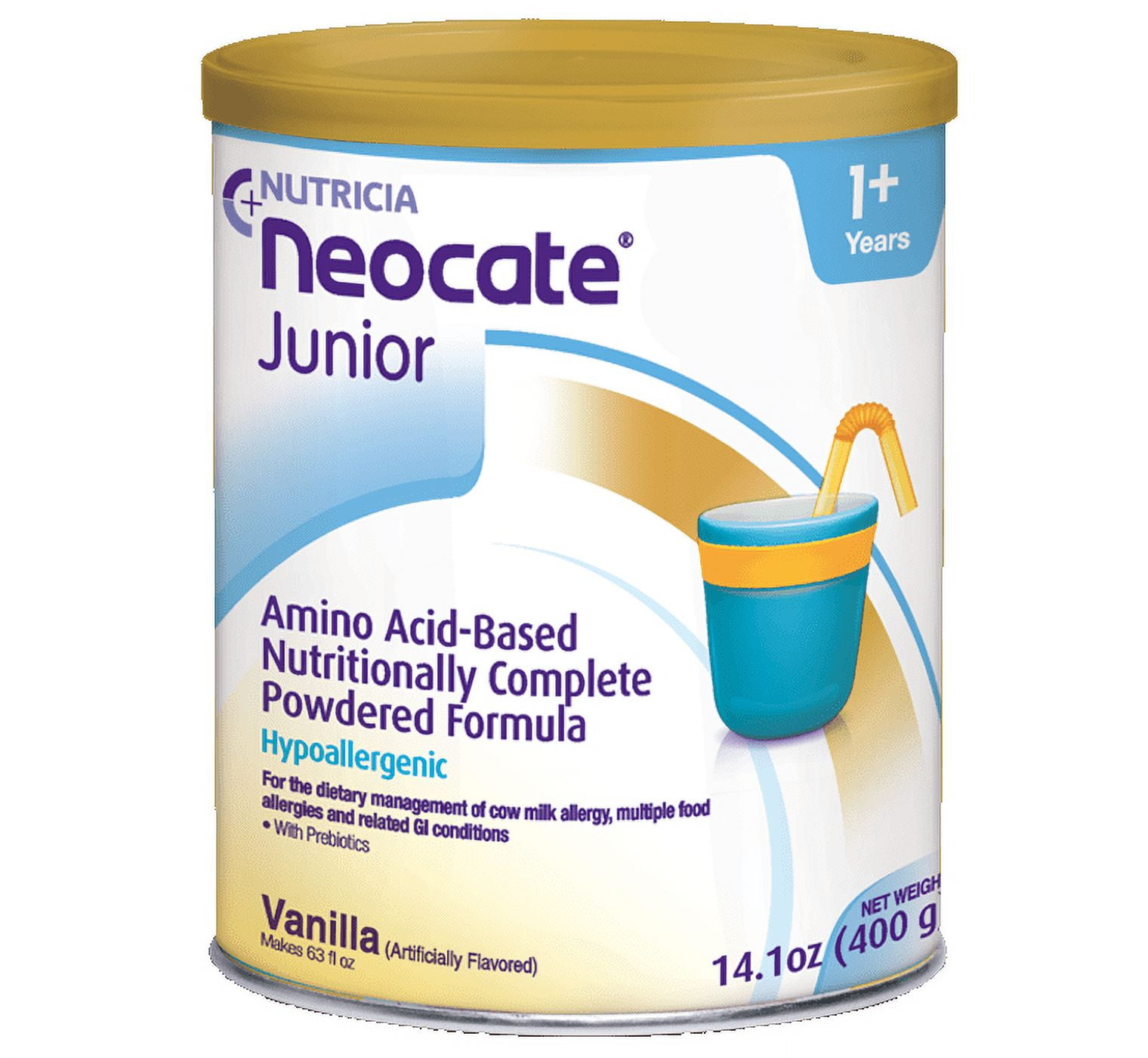 Neocate Junior - Powdered Hypoallergenic, Amino Acid-Based Toddler and ...