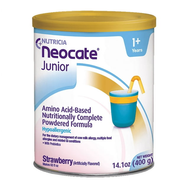 Neocate Junior with Prebiotics Strawberry Pediatric Oral Supplement ...