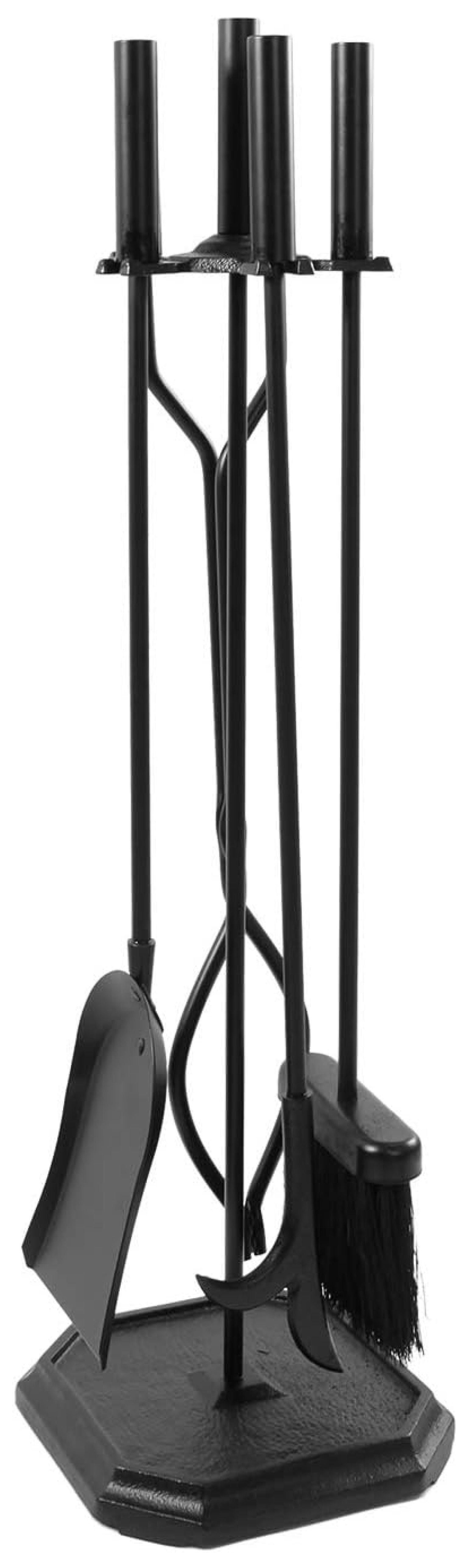 Neoclassic Fireplace Tool Set, Black - Walmart.com