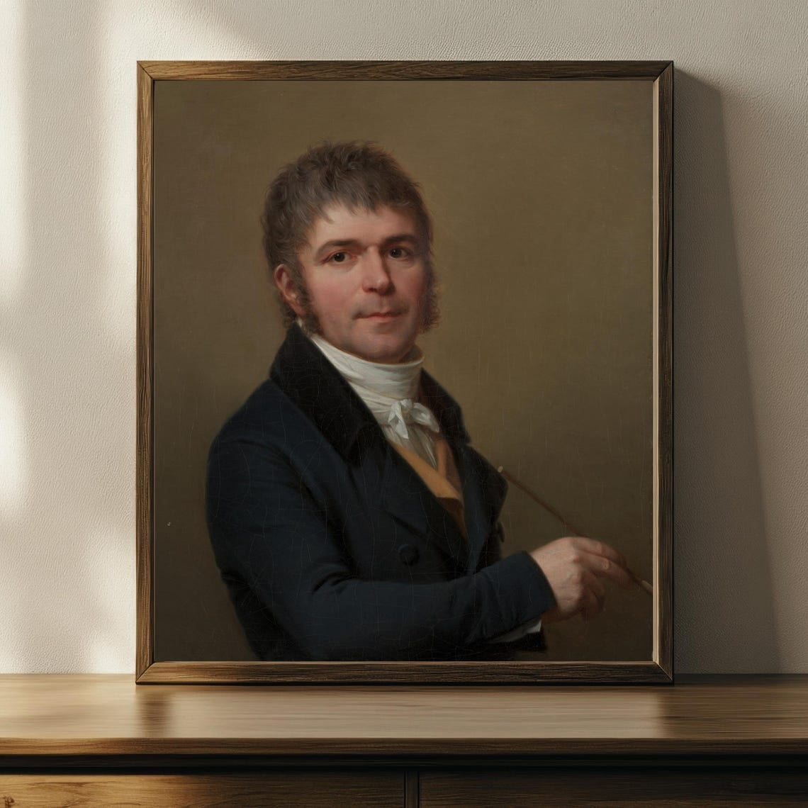 Neoclassical Gentleman Portrait Poster Th Century Artist Self-Portrait ...
